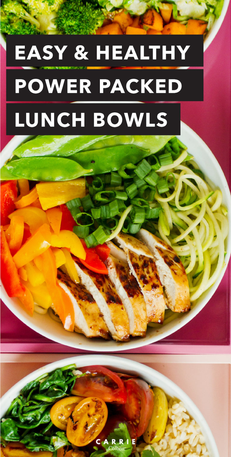 Super Easy Super Food Bowls 3 Ways - Carrie Colbert